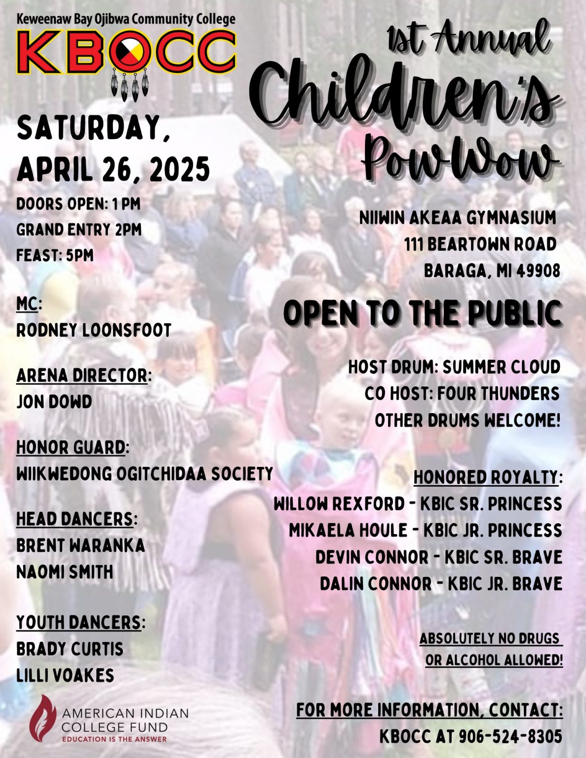 KBOCC Children's Pow Wow - Keweenaw Bay Indian Community